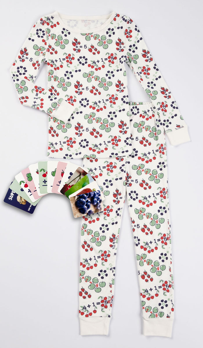 Home › Smart Dreams - Fruit & Math pajamas and cards